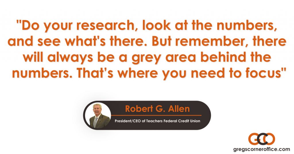 Robert G. Allen - Greg's Corner Office